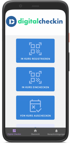 Checkin App - Anwesenheiten per QR-Code oder NFC erfassen
