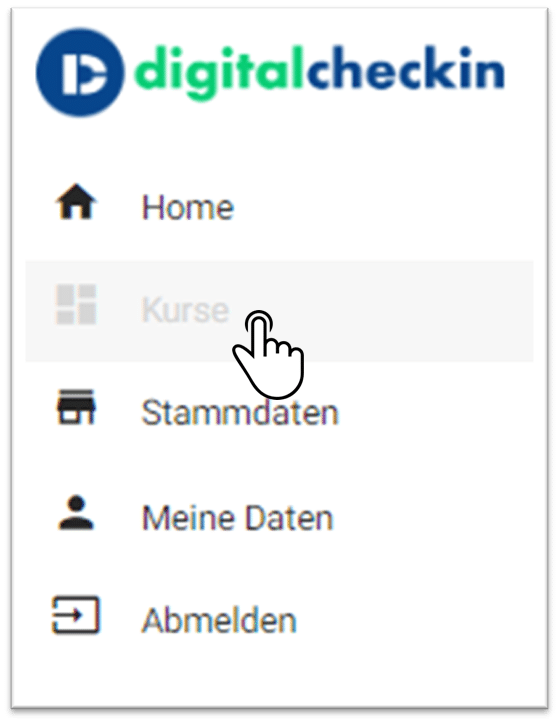 Kurse anlegen - DigitalCheckIn
