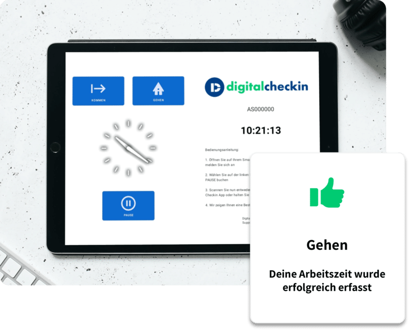 Überblick Funktionen - DigitalCheckIn