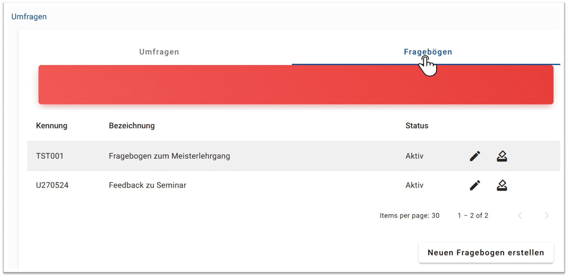 Umfrage erstellen - DigitalCheckIn
